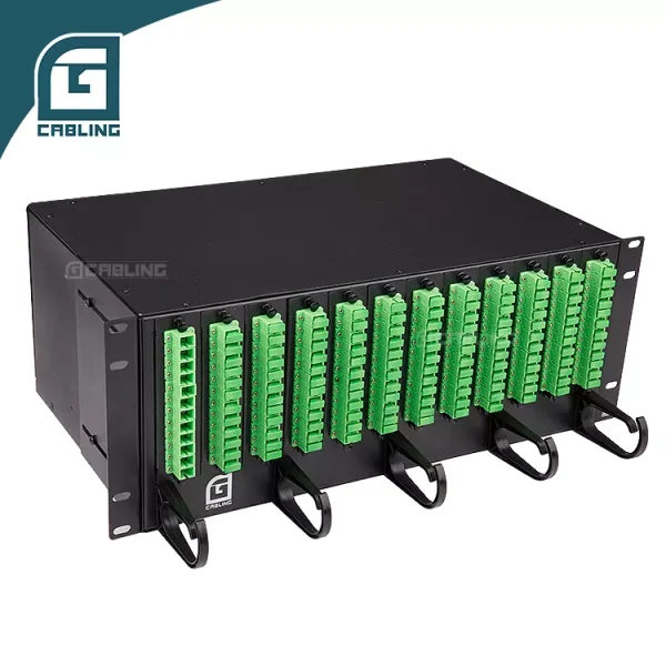 Gcabling 4U 19inch Sliding Module Fiber Panel 144 Core for SC Simplex ...