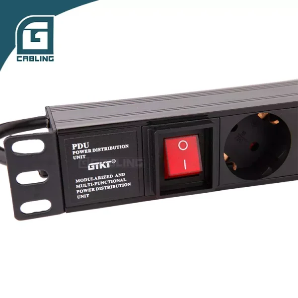 Gcabling 1U Germany Type 8 Socket 19inch Rack Power Distribution Unit - Gcabling-Optical Fiber ...