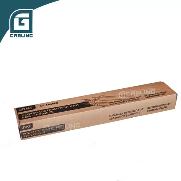 PDU 8 Port 1U USA Socket 19" 110V 15A SPD Power Distribution Unit ...