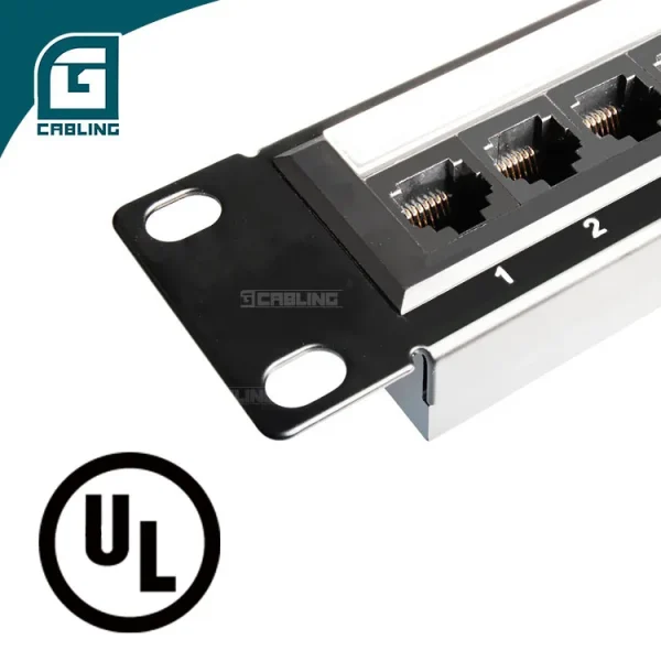 Gcabling 1U 24 Port UTP Cat5E Unshielded Lan Patch Panel - Gcabling ...