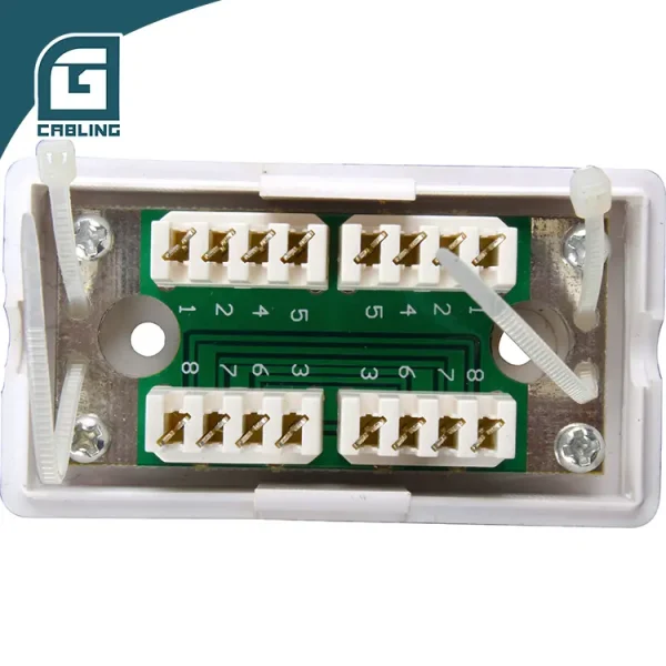 Gcabling Cat5E UTP Surface Mount Box Network Connection Box with PCB ...