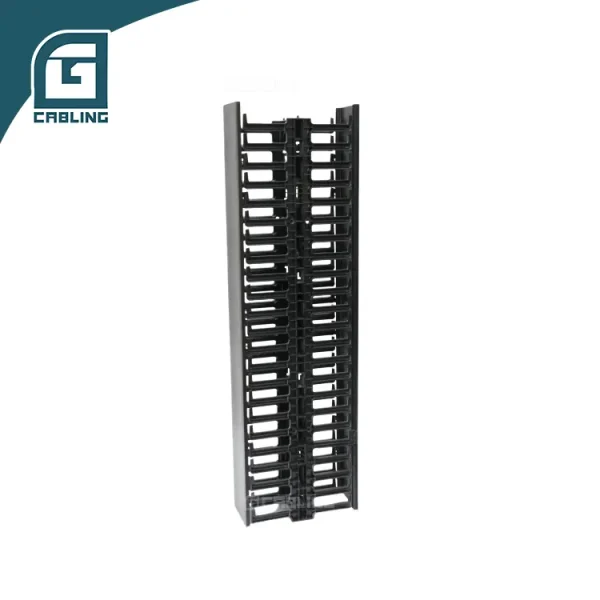 Gcabling ABS Vertical Cable Manager with Cover 45U Double-side Cable ...