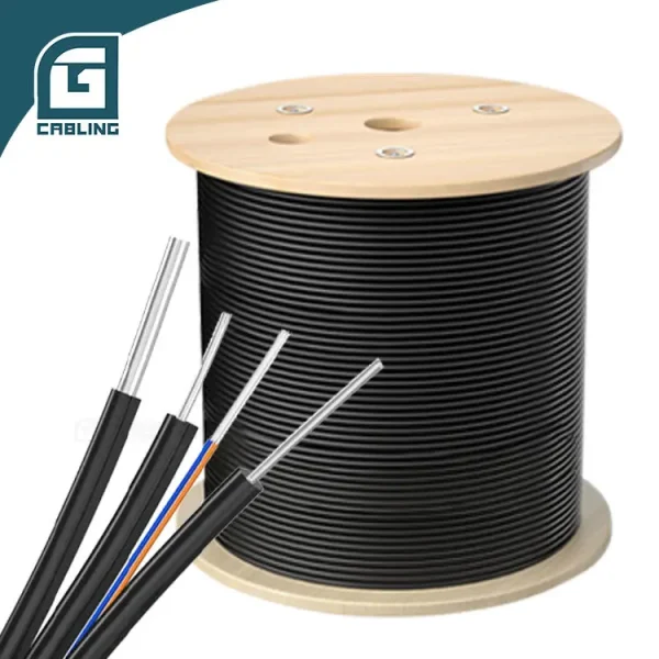Gcabling Fiber Drop Cable 1 Core Optical Drop Fibre Cable - Gcabling ...