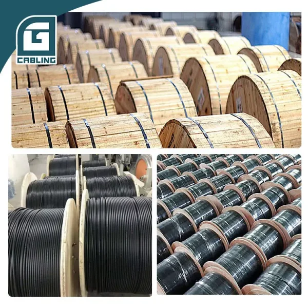 Gcabling 6 Core Optical Aerial Cable 12 Core Fiber Mini ADSS Cable ...