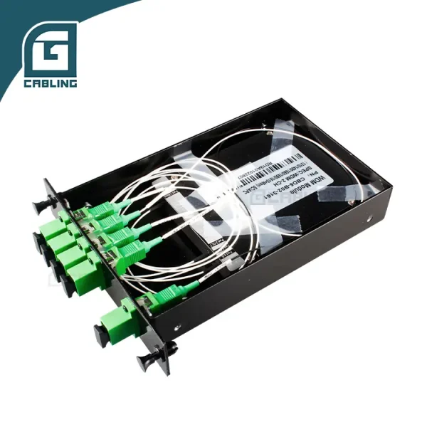 Gcabling 1/4 SC APC Metal LGX PLC Splitter Fiber Optical Module Box ...