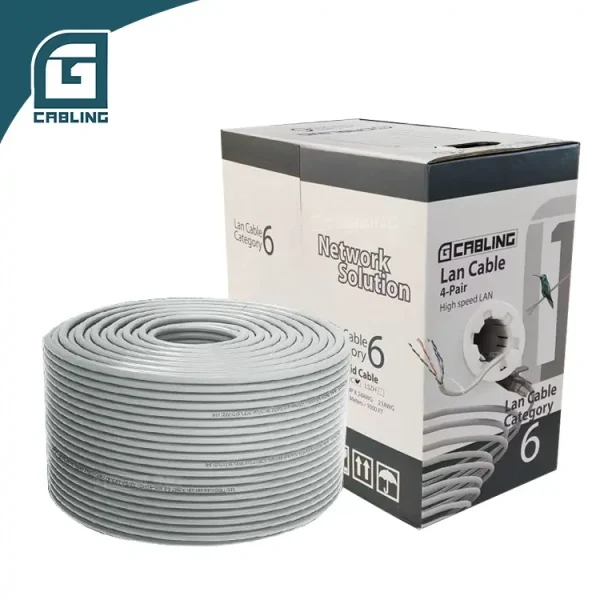 Gcabling Cat6 Unshielded Lan Cable 250Mhz LSZH OFC UTP Ethernet Cable ...