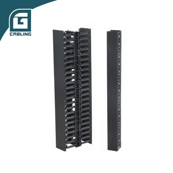Gcabling 22.5U Vertical Cable Manager Single-side Plastic Cable ...