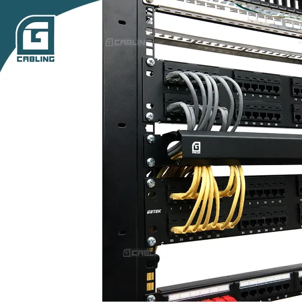 Gcabling 19" Rack 33U 42U 600mm Width 2 Pole Open Frame Network Rack ...
