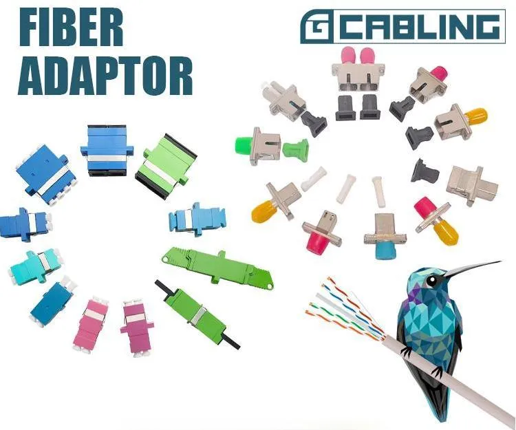 Gcabling LC APC Duplex Fiber Optic Adaptor UPC Fibre Adaptar with ...