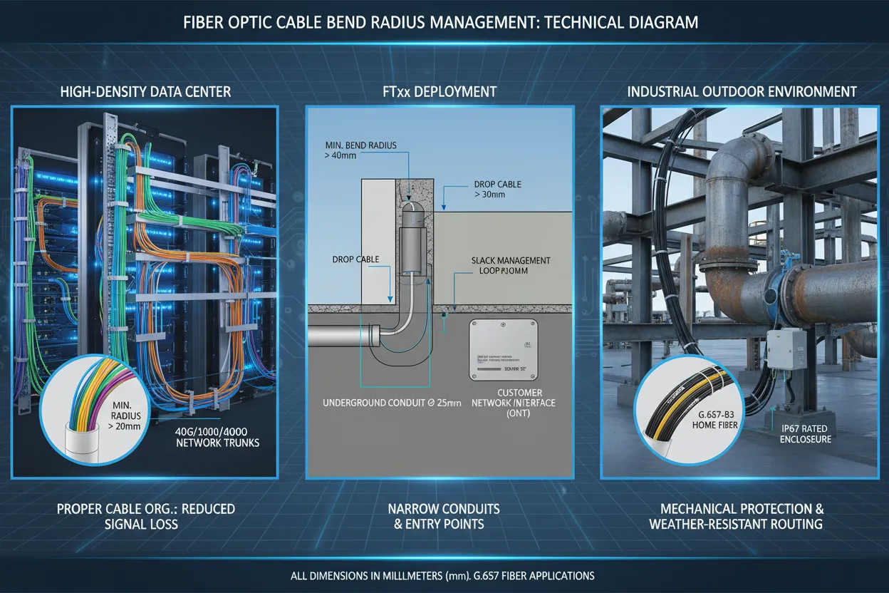 Fiber Optic Bend Radius: Best Practices, Installation Guidelines, and ...