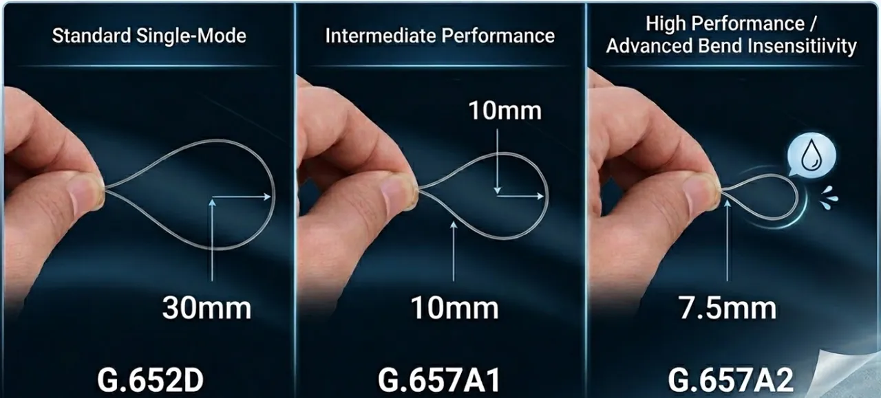 G.652D vs G.657A1 vs G.657A2: The Complete Guide to Fiber Splicing and ...