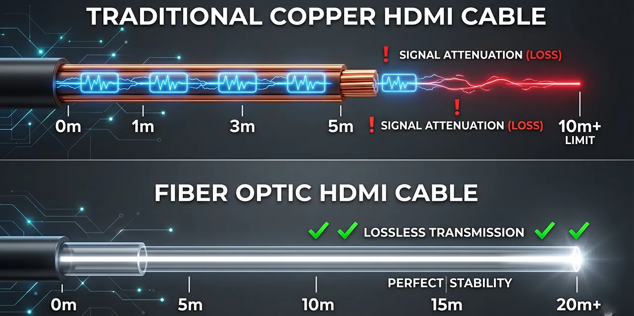 Fiber Optic HDMI Guide: Why the 2.1 Spec is Essential for Long ...